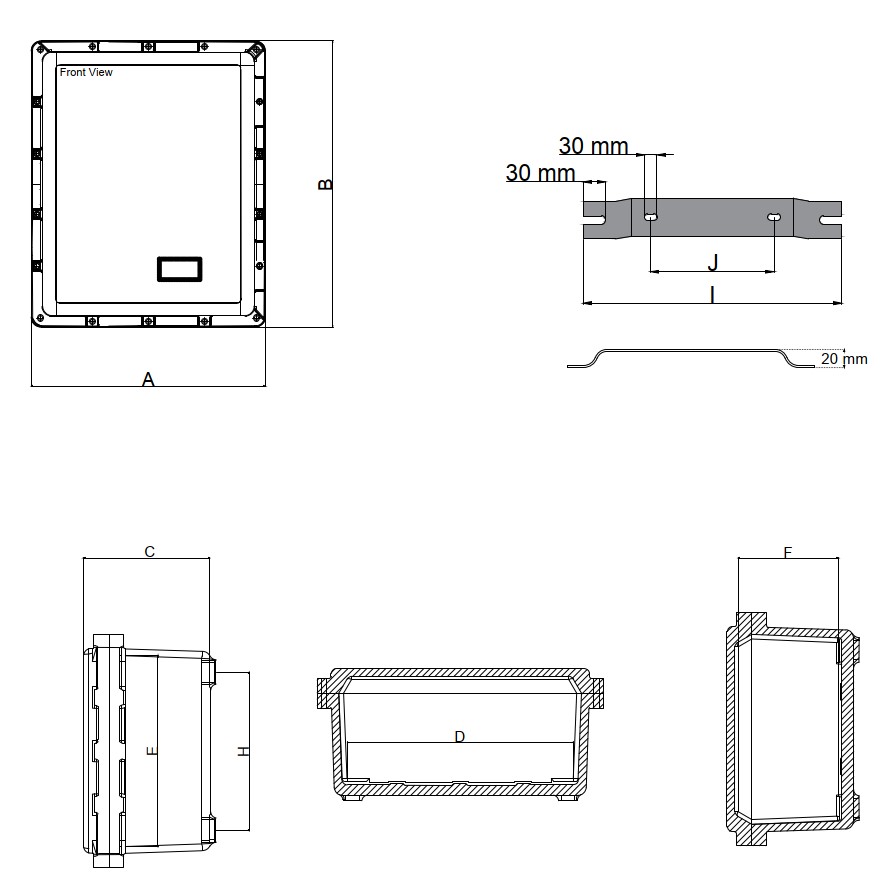 Ex Proof Aluminum Ex d Type Panel - Ete Energy